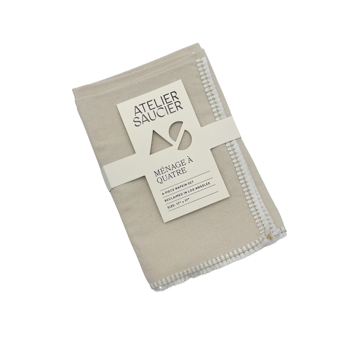 luxury cabana napkin - set of four | atelier saucier – Shoppe Details ...